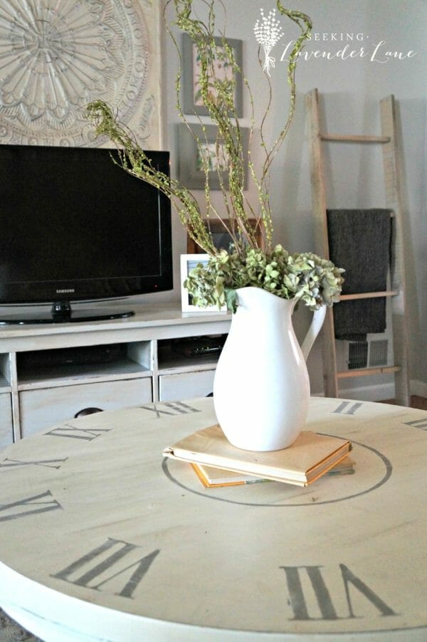 DIY clock Coffee Table