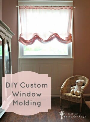 DIY Custom Window Molding - Seeking Lavender Lane
