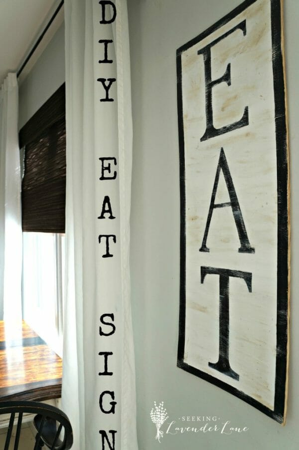 DIY EAT Sign