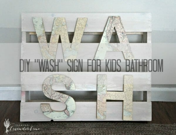 DIY "WASH" Sign