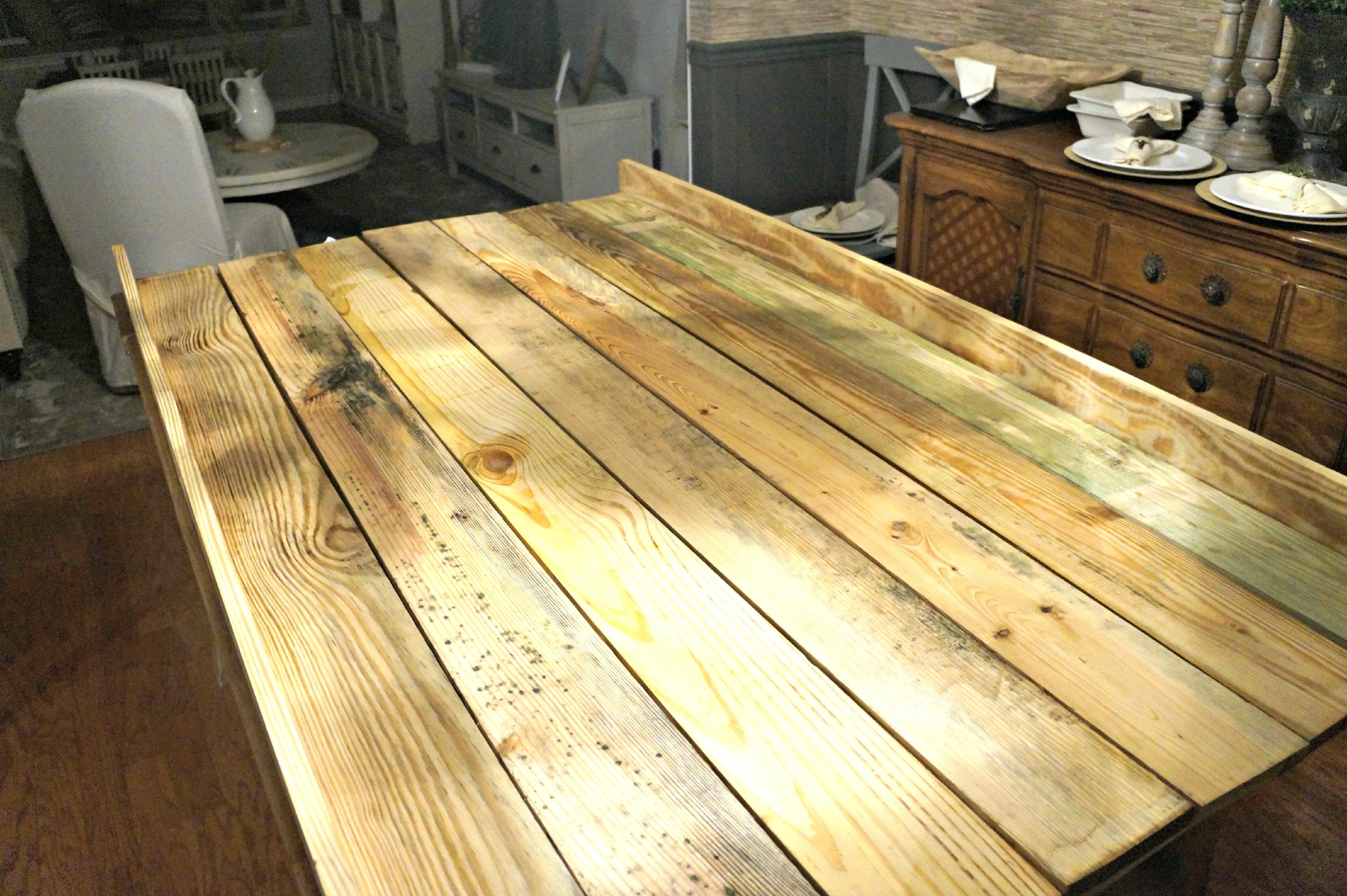 Adding the frame to the table - Seeking Lavender Lane