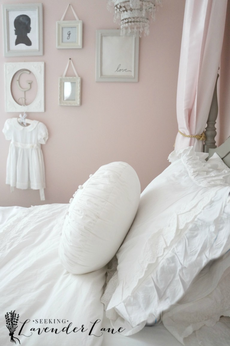 Pink Vintage Girl's Bedroom - Seeking Lavender Lane