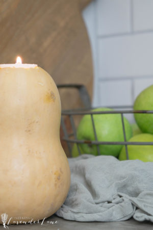 Fall Candles: DIY Squash Fall Candles - Seeking Lavender Lane