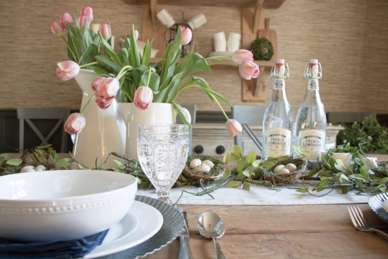 Modern Farmhouse Easter Table - Seeking Lavender Lane