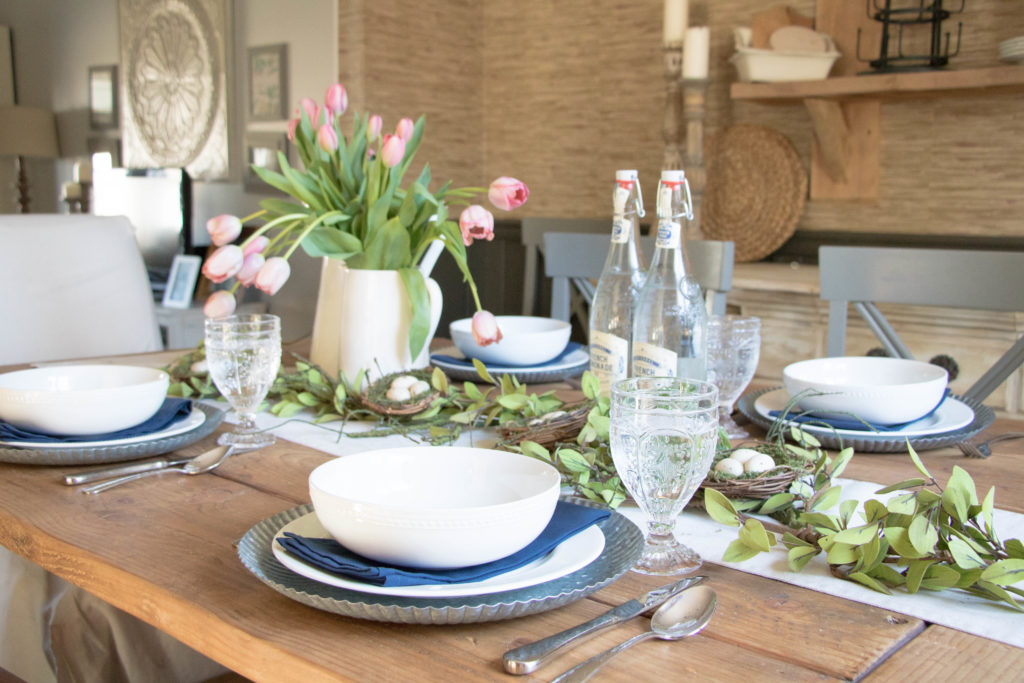 Modern Farmhouse Easter Table - Seeking Lavender Lane