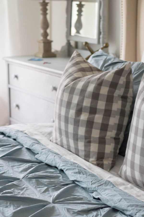 Blue Pintuck Bedding - Seeking Lavender Lane