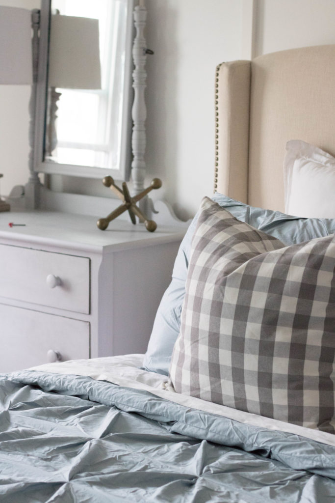 Blue Pintuck Bedding - Seeking Lavender Lane