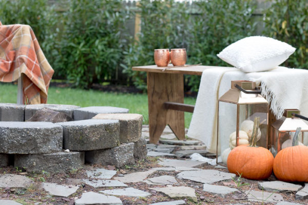 How to Set a Perfect Fall Fire Pit - Seeking Lavender Lane
