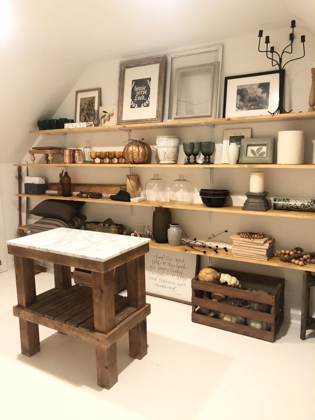 Decor Closet Progress - Seeking Lavender Lane