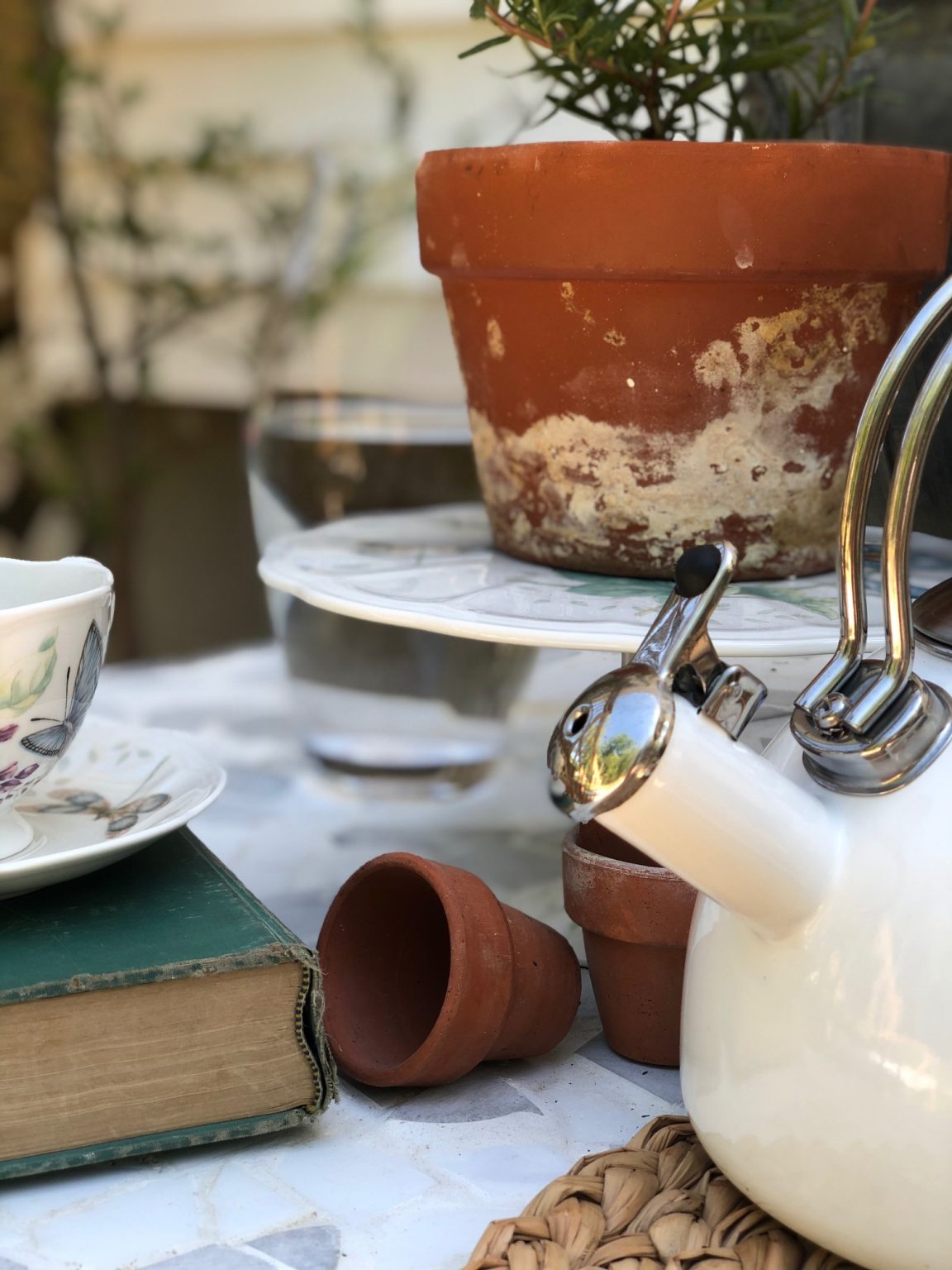 An outdoor tea party - Seeking Lavender Lane