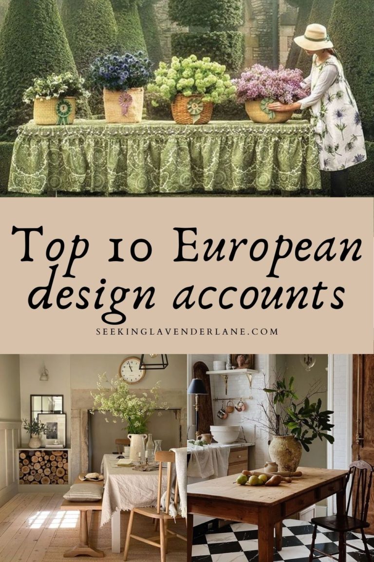 European Farmhouse - Seeking Lavender Lane