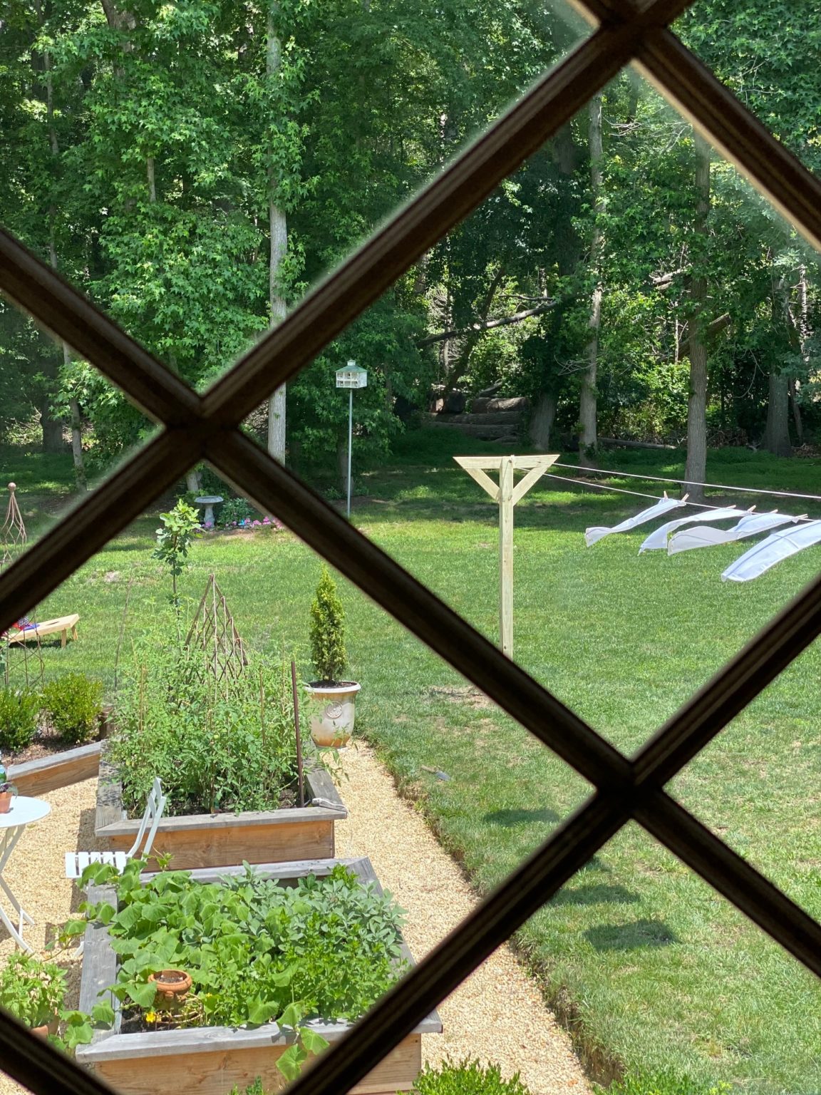 Easy DIY Clothesline - Seeking Lavender Lane