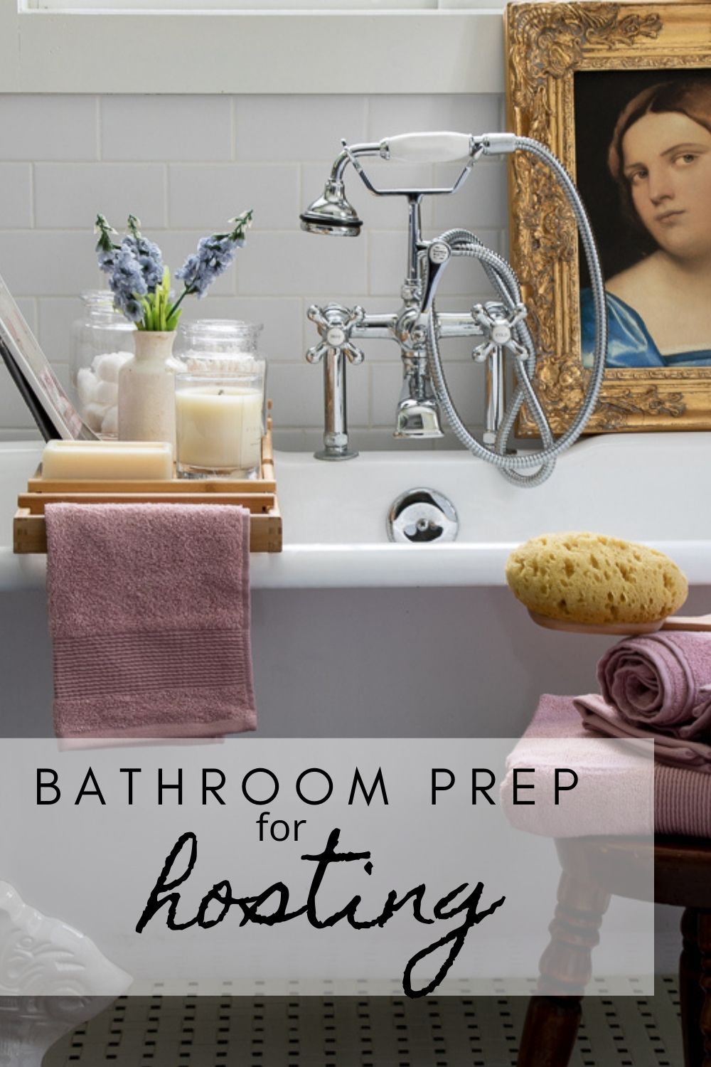 Guest Ready Bathroom - Seeking Lavender Lane