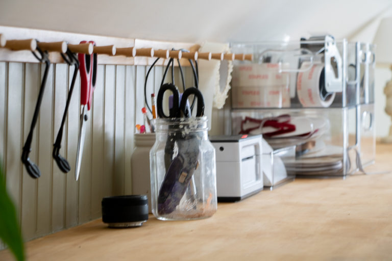 Home Candle Studio Organization - Seeking Lavender Lane