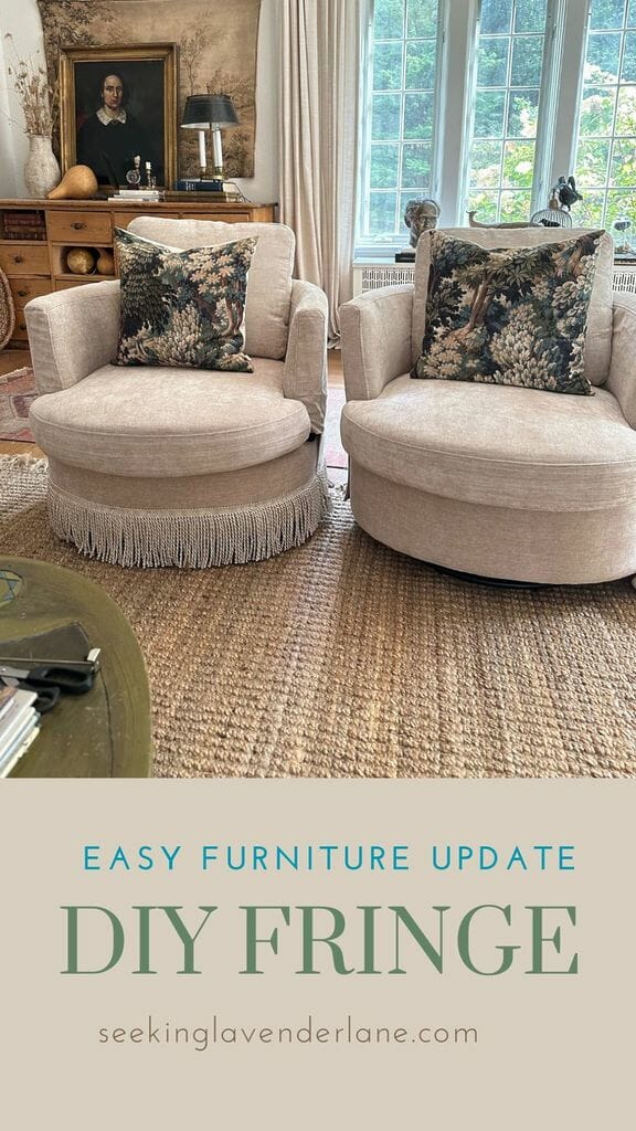 Adding Fringe - Seeking Lavender Lane